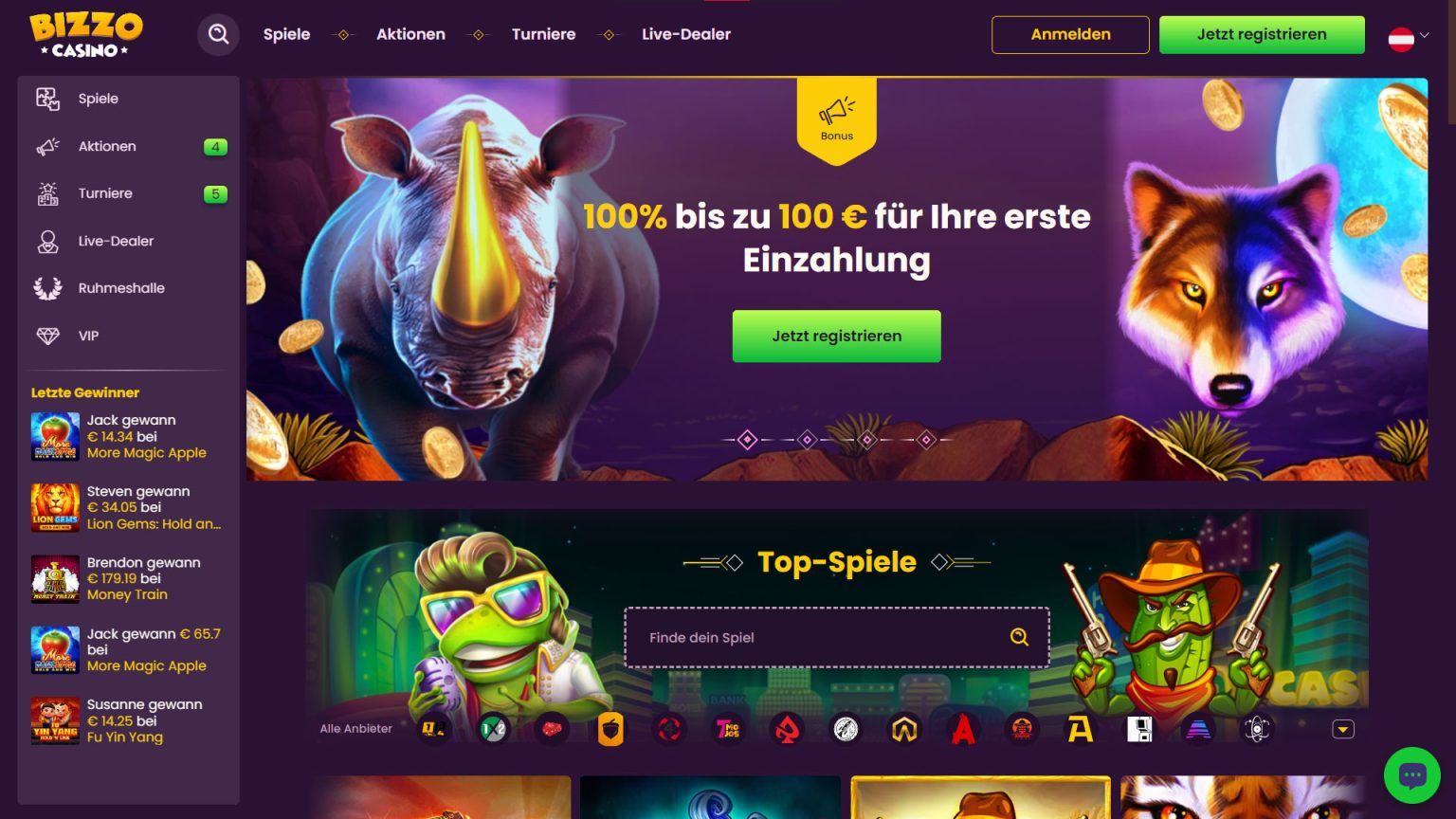Bizzo Casino Review mit einer geringen Einzahlung - Fordern Sie noch ...