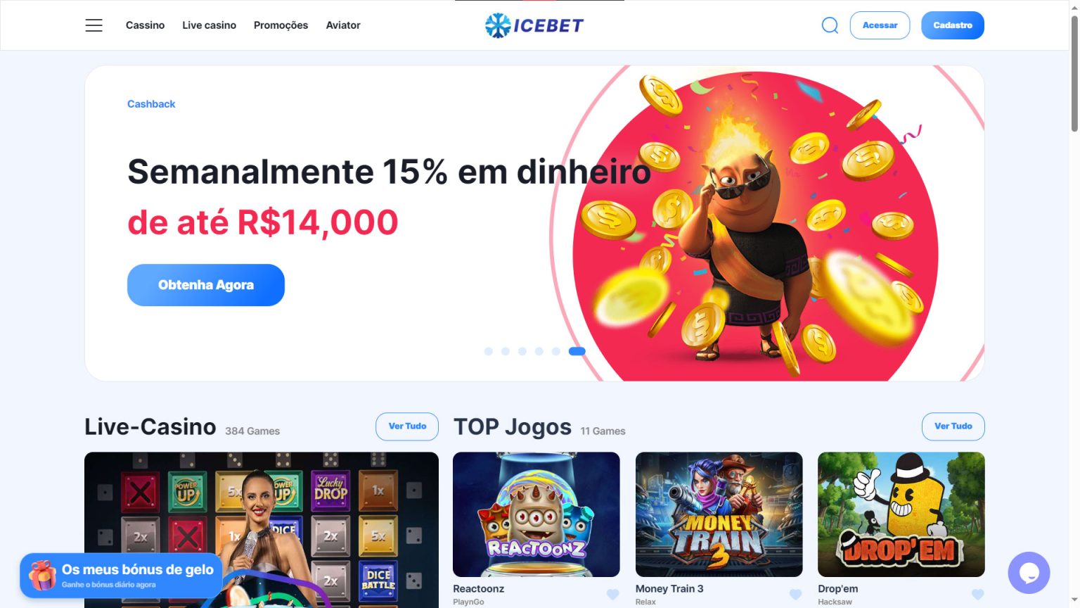 IceBet: Conheça o cassino online que vai te surpreender