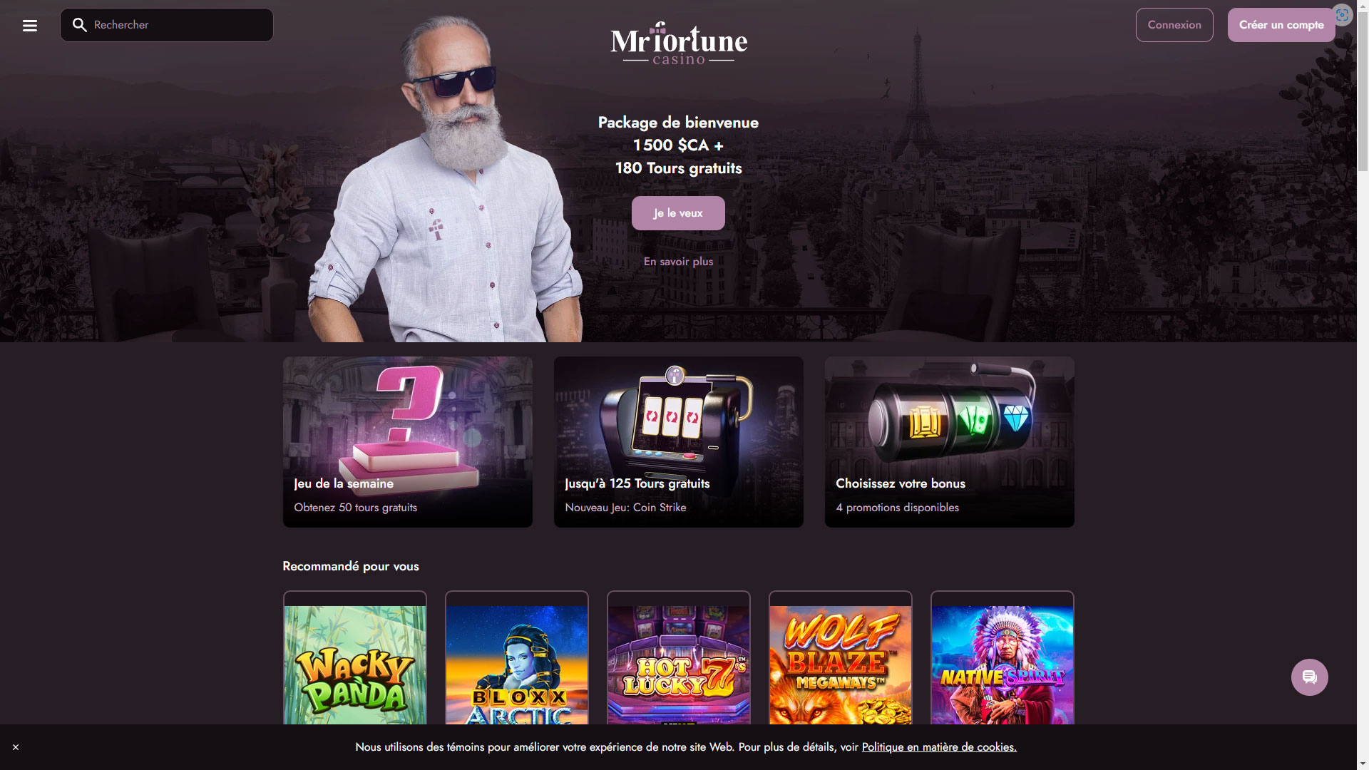 Revue Mr Fortune - Profitez de plus de 2 500 jeux