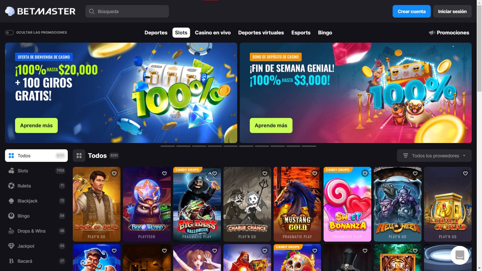Betmaster Casino, una Plataforma en Crecimiento entre los Casinos con ...