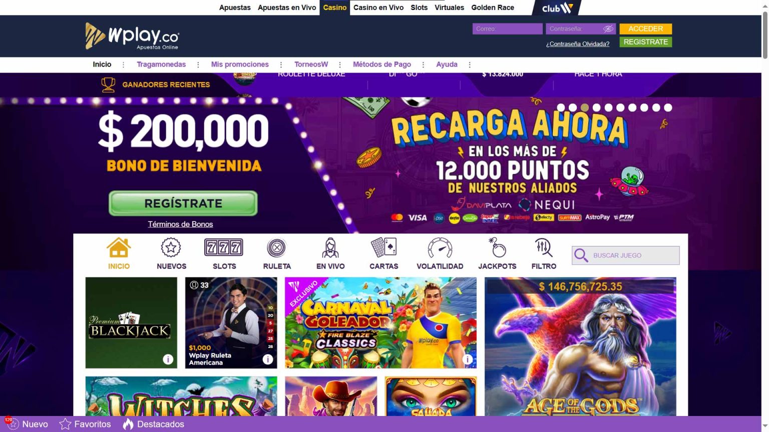 Wplay Casino: Líder en casinos en línea con Bonos Generosos y ...