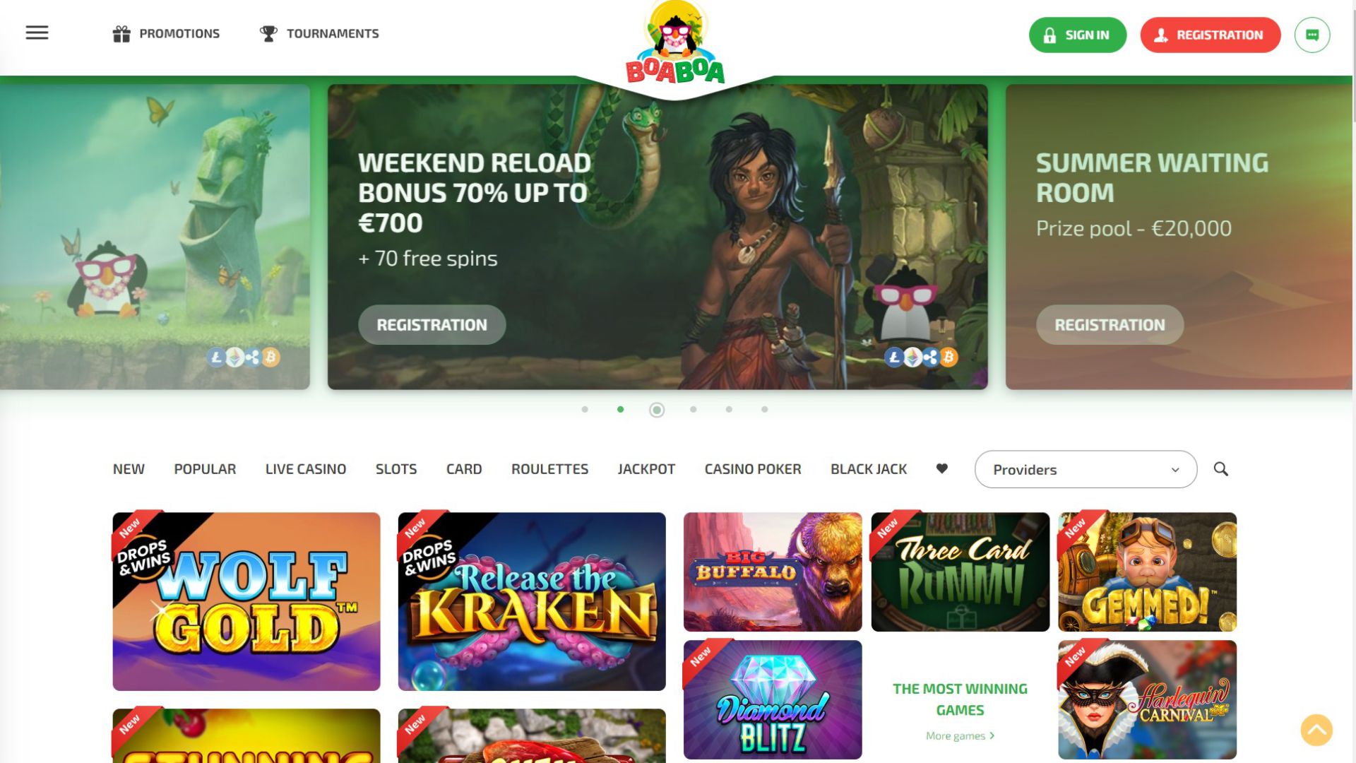 Boaboa casino review – win on your first three deposits! - Minimum ...