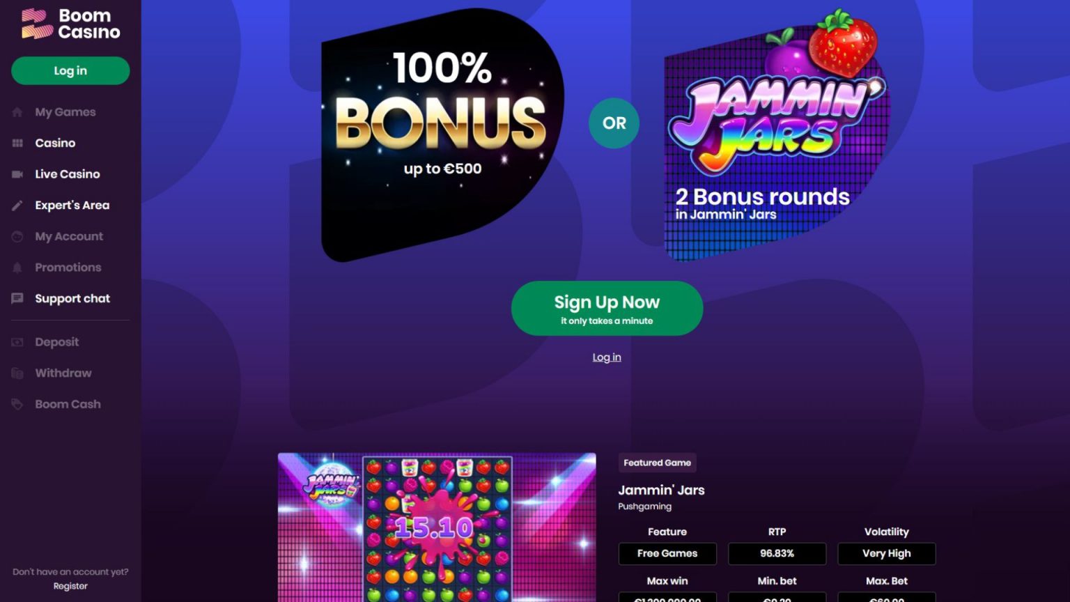 Boom Casino Review – Be the first to try something new! - Minimum ... Boom Casino Review – Be the first to try something new! - Minimum ...