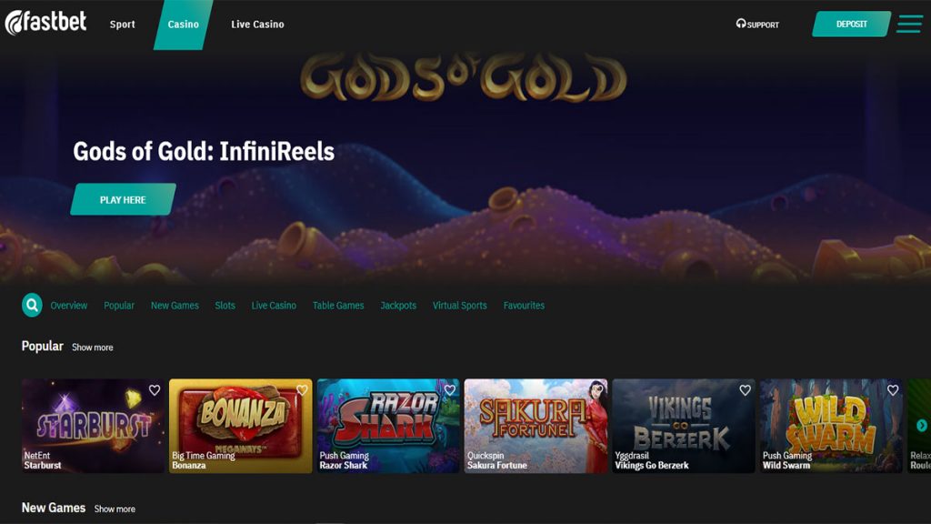 Fastbet Casino Review – lightning-fast payouts, sportsbook - Minimum ...