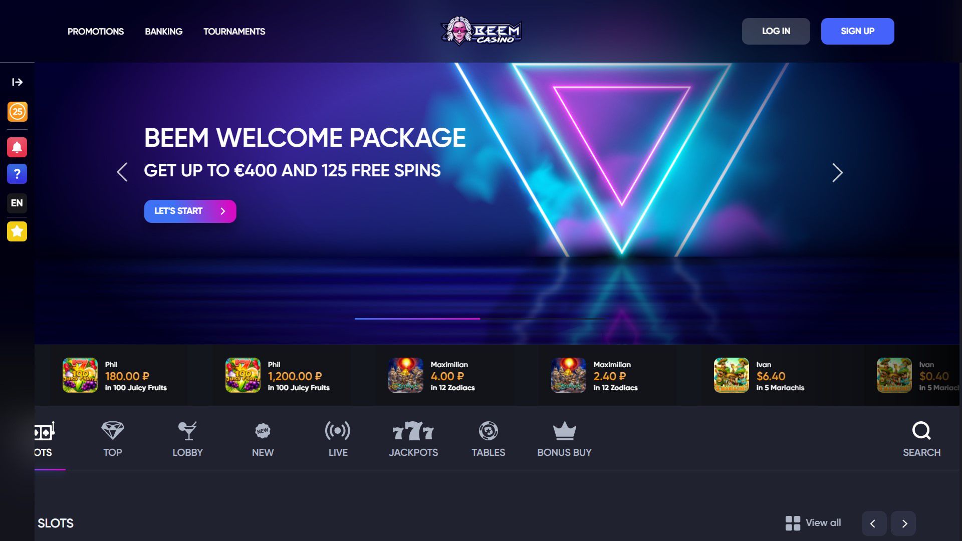 Beem Casino Review: A Quick Insight