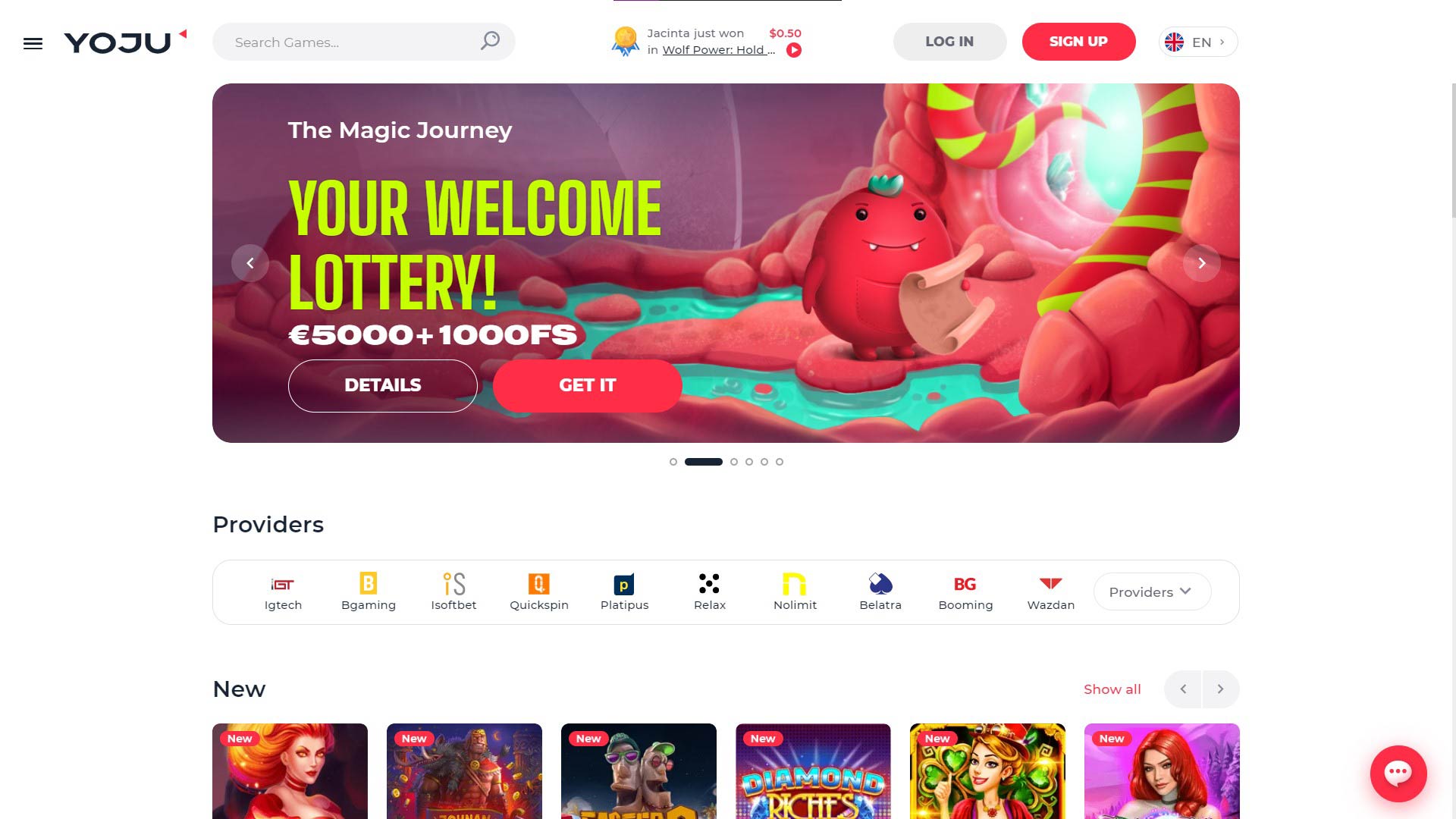 YOJU Casino Review 2024 - Claim a bundle of 340 Free Spins at YOJU Casino