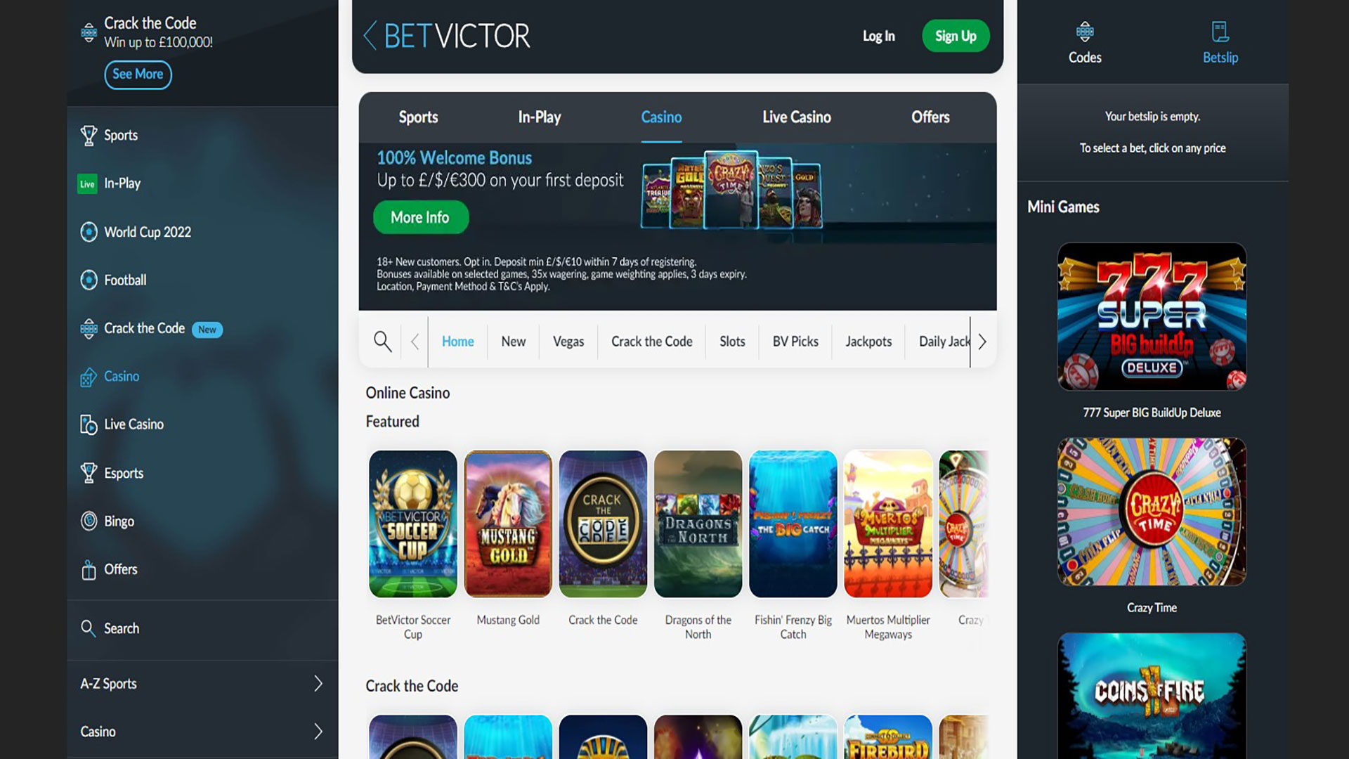 BetVictor - Minimum Deposit Casinos
