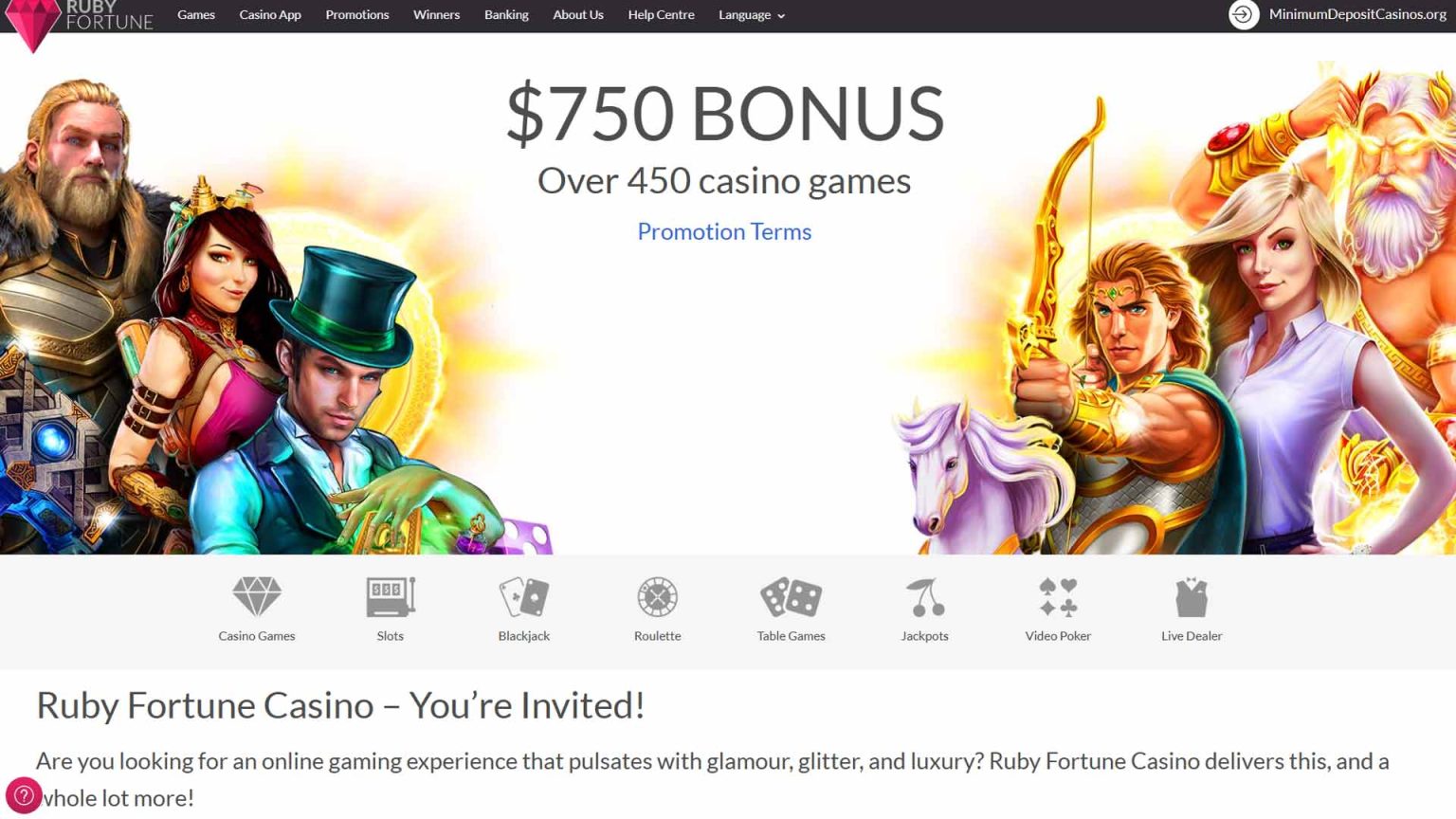 Ruby Fortune Casino Review - all there is to know to know about Ruby ...